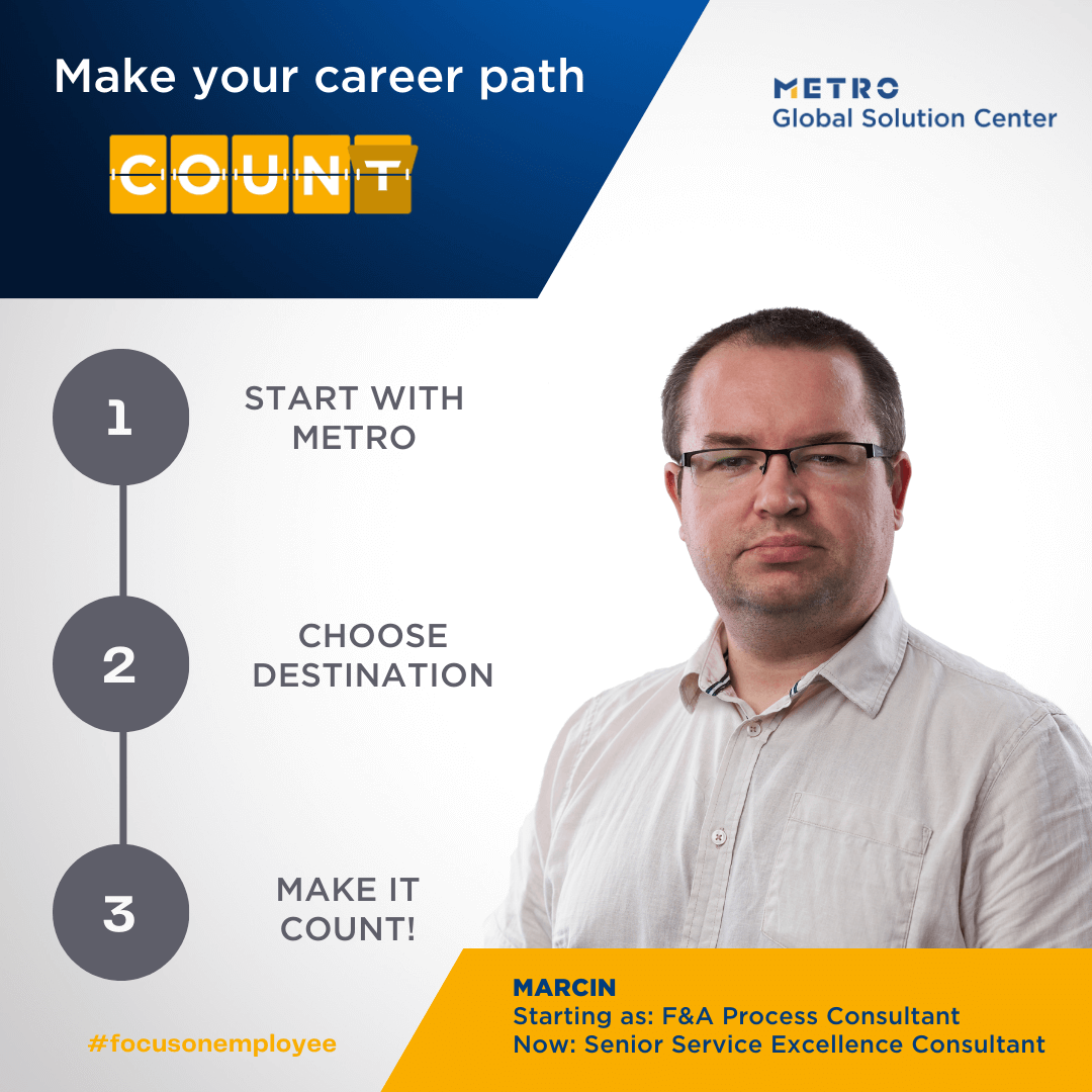 What you can count on working at METRO? | Metro Global Solution Center ...
